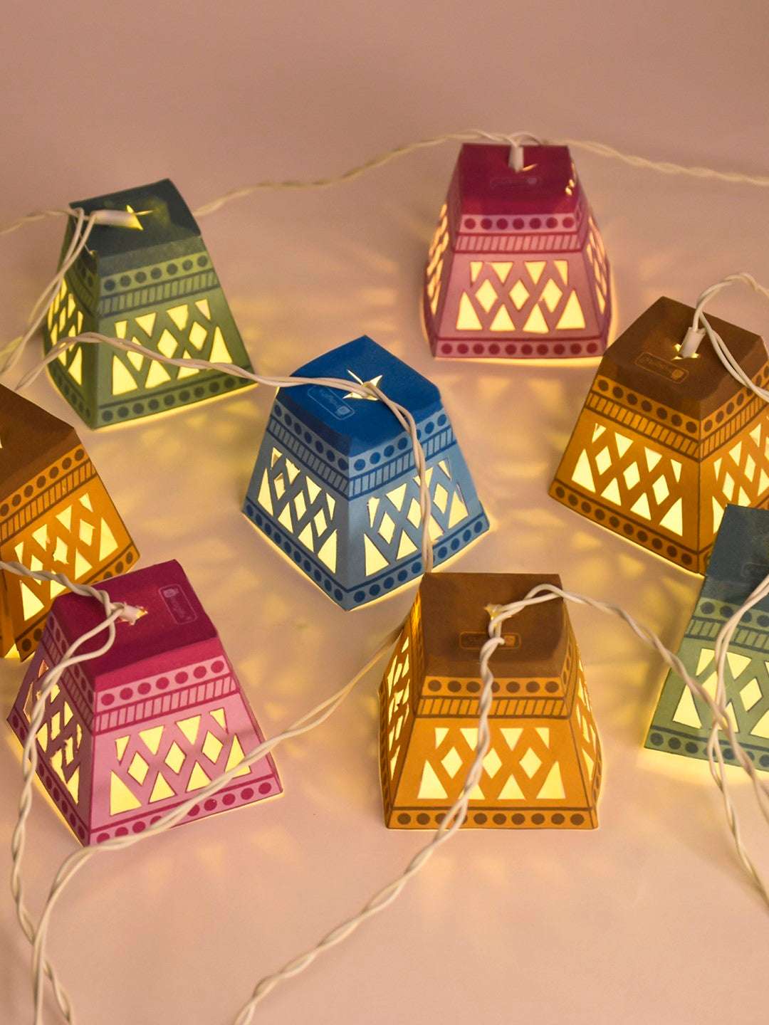 Buy DIY Paper Craft Decorative Lights: Illuminate with Indigifts