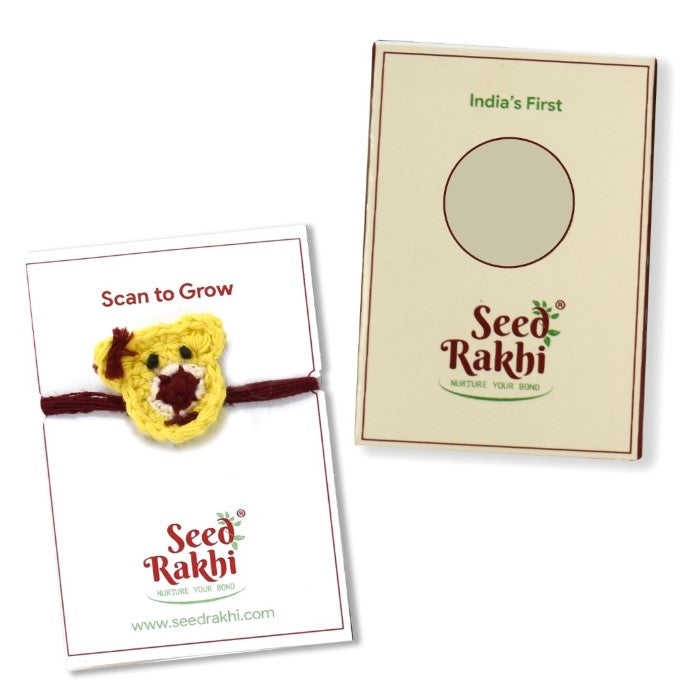 Plantable Seed Rakhi- Order Online a seed Rakhi for your Brother ...